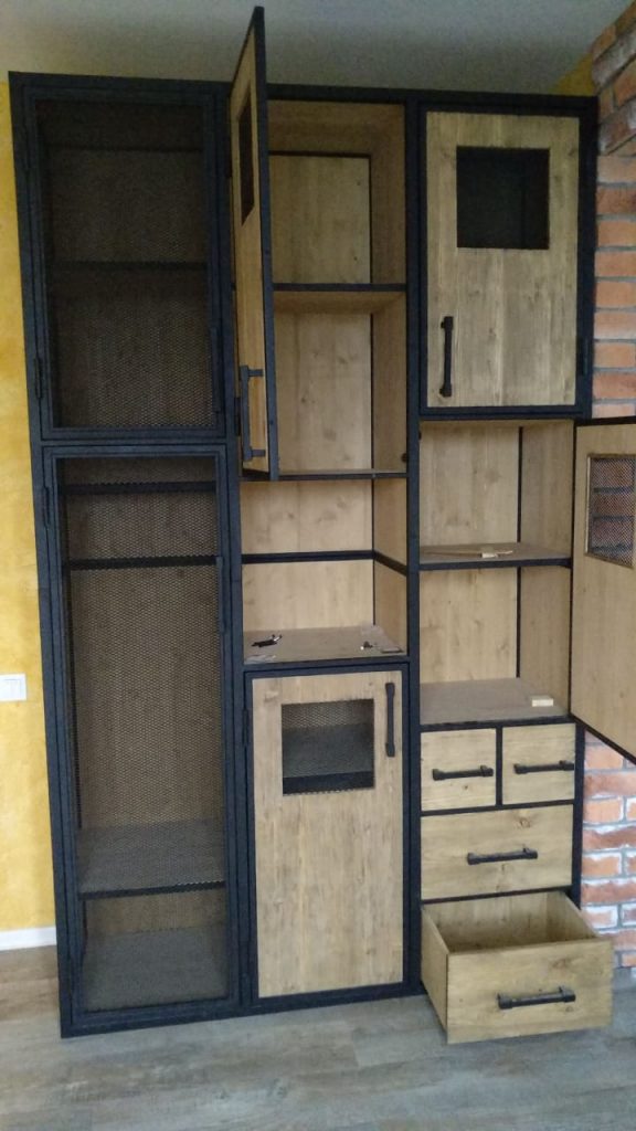 Купить шкаф в стиле лофт. - Art loft Shop