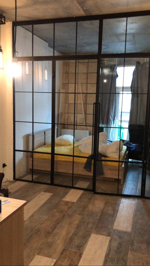Закладная для монтажа межкомнатной перегородки лофт. - Art loft Shop